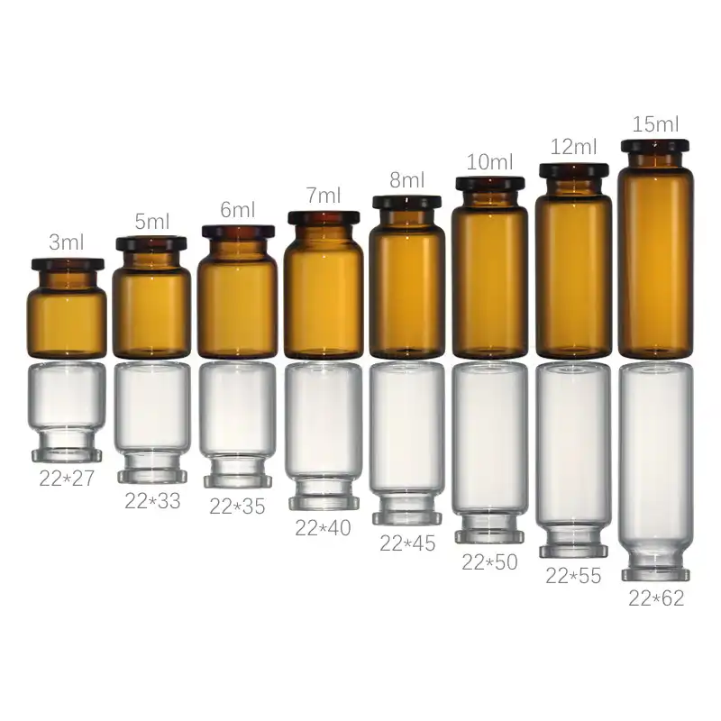 Wholesale 3ml-15ml Amber Clear Glass Freeze-Dried Powder Vial Sample ...