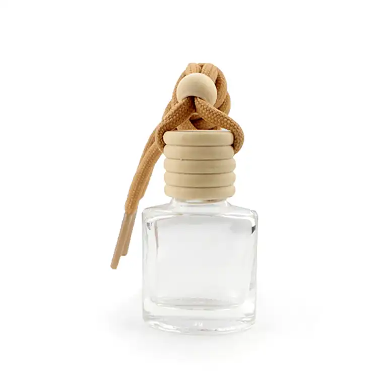 Wholesale 8ml Curve Shape Clear Car Air Freshener Glass Bottle Car ...