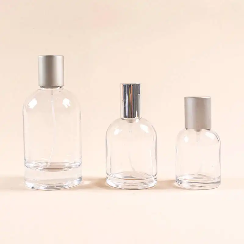 Wholesale 30ml 50ml 100ml Round Glass Perfume Bottles With FEA15 Spray ...
