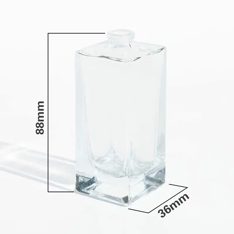 Wholesale Square 30ml 50ml 100ml Clear Glass Perfume Bottles With ...
