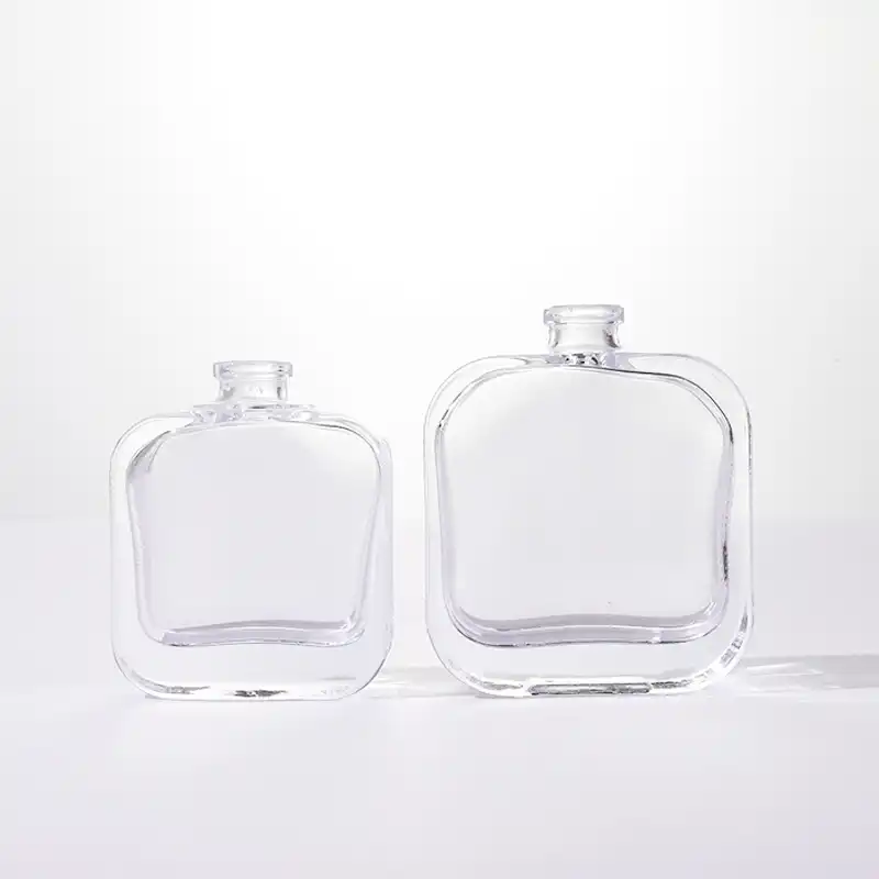 Wholesale 30ml 50ml 100ml Flat Square Rounded Corners Clear Glass ...