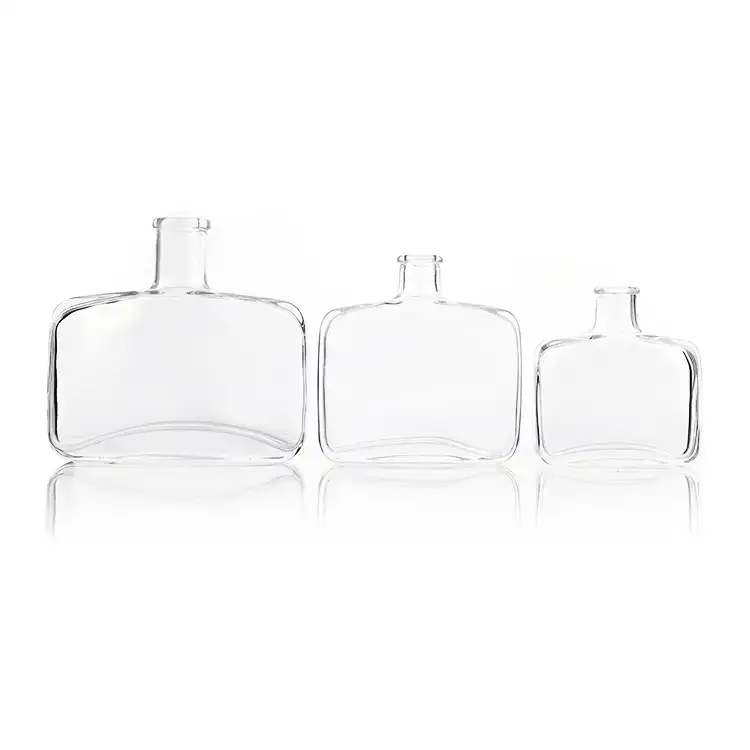 Wholesale 200ml 350ml 500ml Clear Flat Square Long Neck Reed Diffuser ...
