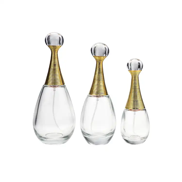 Wholesale Luxury 30ml 50ml 100ml Water Drop Shape Glass Perfume Bottles ...
