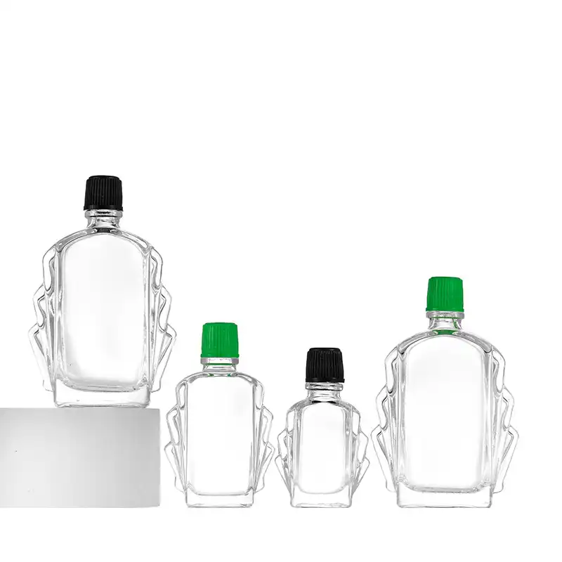 Wholesale 3ml 6ml 9ml 12ml Clear Medicated Oil Glass Bottles