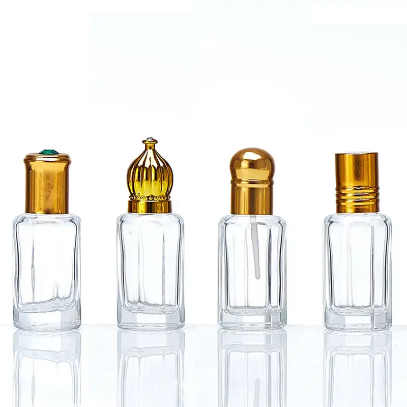Wholesale 3ml 6ml 9ml 12ml Octagonal Fancy Attar Perfume Oil Bottles ...