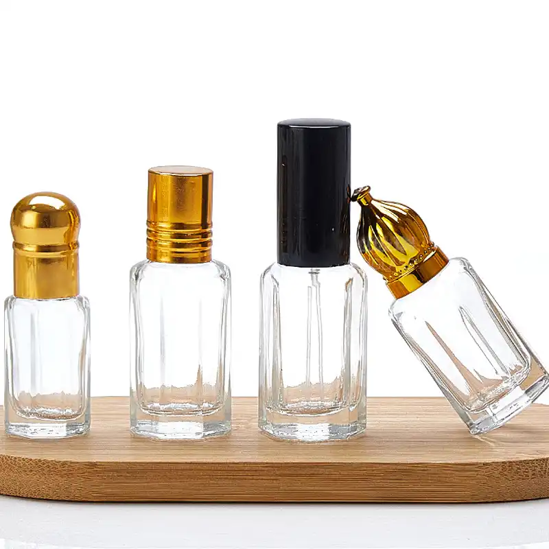 Wholesale 3ml 6ml 9ml 12ml Octagonal Fancy Attar Perfume Oil Bottles ...